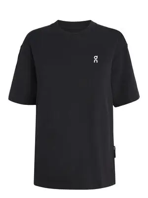 On Organic Cotton Logo T-shirt - Black