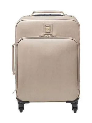 ASPINAL OF LONDON Leather Cabin Suitcase - Neutral