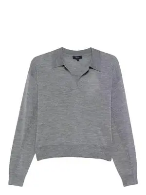 Soeur Polo-neck Top - Grey