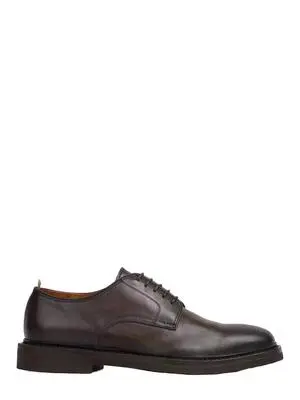 Officine Creative Lace-up Leather Derby Shoes - Brown