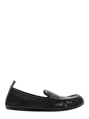 Acne Studios Penny-slot Leather Loafers - Black