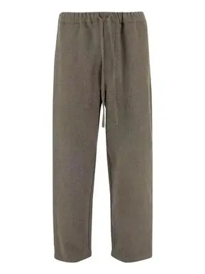 DARKPARK Drawstring Wool Trousers - Green
