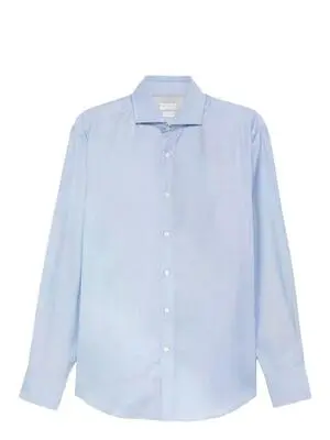 Brunello Cucinelli Button-down Long-sleeve Shirt - Blue