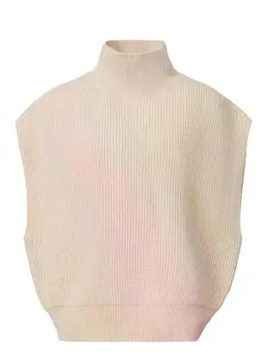 Fabiana Filippi Ribbed Knit Vest - Neutrals