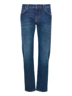 Dolce & Gabbana Five-pocket Slim-fit Jeans - Blue
