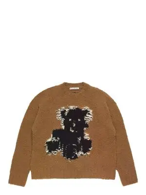 Acne Studios Teddy-bear Intarsia Sweater - Brown