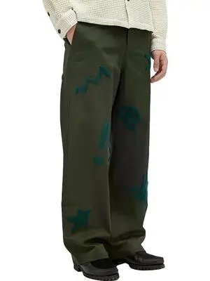 BRAIN DEAD Chenille-Embroidered Trousers