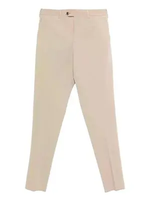 LARDINI Elastic-waistband Trousers - Neutrals