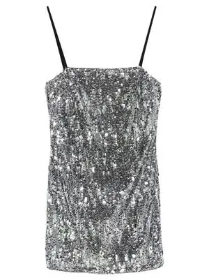 ANIYE BY Lulu Mini Dress - Silver