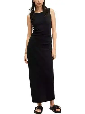 ALLSAINTS Katarina Side-split Maxi Dress - Black