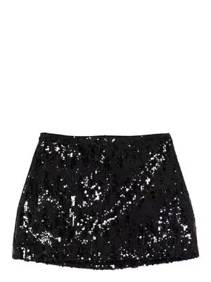 ANIYE BY Sequin-embellished Mini Skirt - Black
