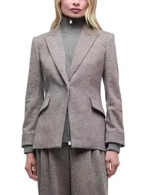 Simkhai Single-breasted Blazer - Grey