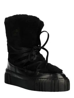 GANT Shearling-Embellished Platform Boots