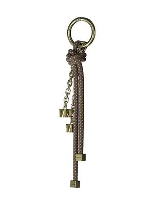 Michael Kors Speckled Cord Bag Charm - Husk