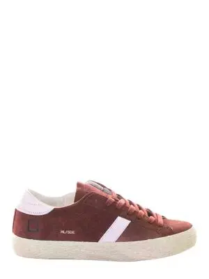 D.a.t.e. Suede Lace-up Sneakers - Red
