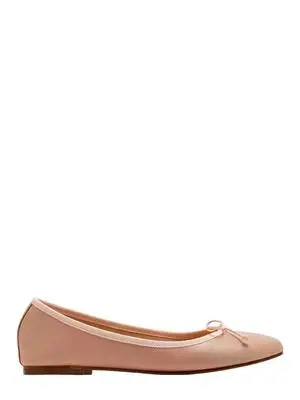 HOUSE OF BALLERINAS Bow-detail Ballerina Flats - Neutrals