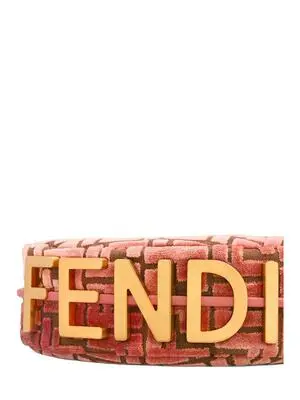 Fendi Mini Graphy Jacquard Velvet Tote Bag - Pink