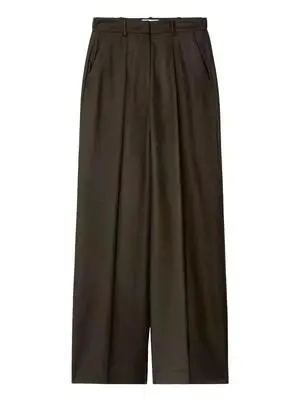Eric Bompard Pleated Trousers - Brown