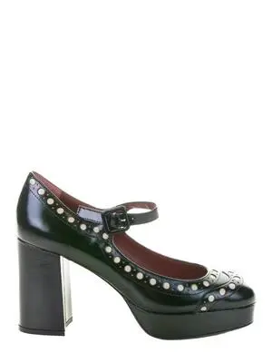 ROBERTO FESTA 80mm Leather Platform Pumps