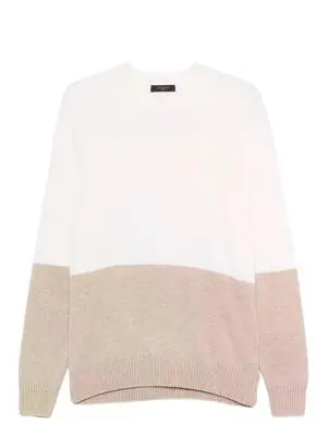 ZANONE Colour-Block Virgin Wool Sweater