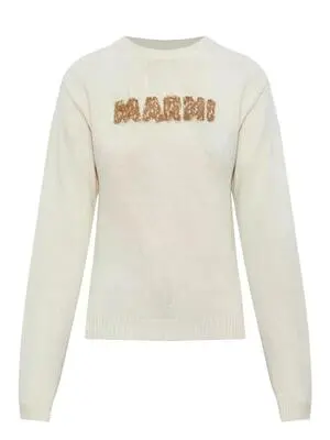 Marni Embroidered Jumper - Neutrals