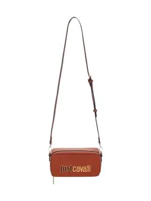 Just Cavalli Logo-plaque Shoulder Bag - Brown