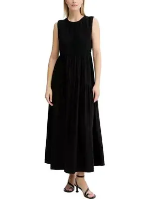 GESTUZ Camila Sleeveless Midi Dress - Black