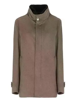 Herno Cashmere Coat - Brown