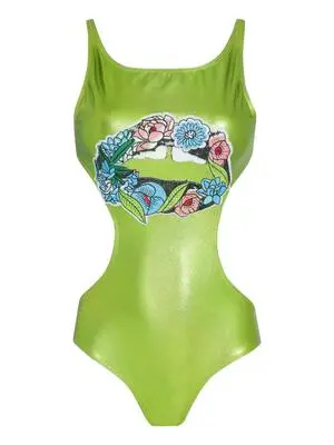 BRIGITTE Festival Boca Carnaval Bodysuit - Green