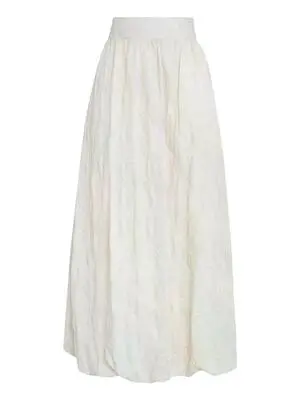 BRIGITTE Zahra Midi Skirt - White