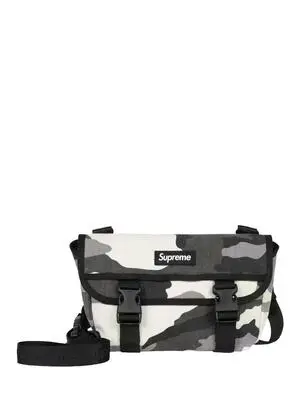 Supreme Mini Canvas Messenger Bag - Grey
