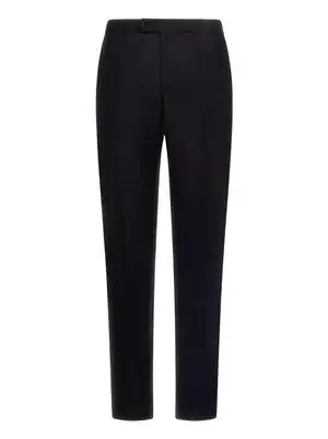 Roberto Cavalli Pleated-front Trousers - Black
