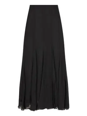 CHLOÉ Flared Maxi Skirt With Ruffled Hem
