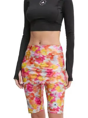 Adidas By Stella McCartney Floral-print Shorts - Pink