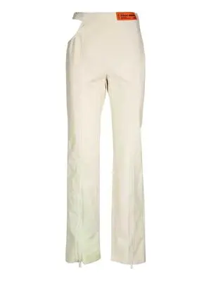 Heron Preston Cut-out Cotton Trousers - Neutrals