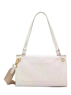 GIANNI CHIARINI Nicle Leather Shoulder Bag - White