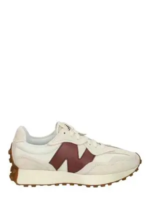 NEW BALANCE Leather Logo Sneakers - Wkm Linen