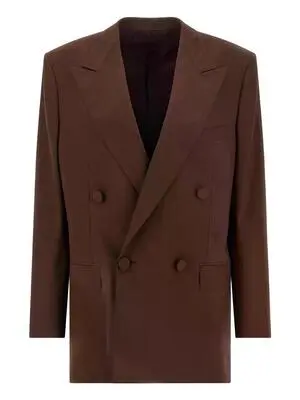ARMARIUM Double-breasted Blazer - Brown