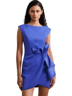 Acler Lamberton Mini Dress - Blue