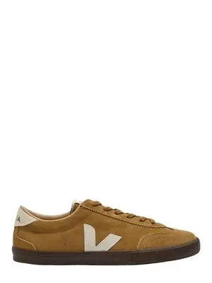 VEJA Volley Brushed Suede Sneakers - Camel