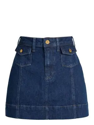 PAIGE Jannelle Panelled Mini Skirt