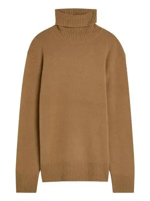 TOTEME Roll-neck Cashmere Jumper - Brown