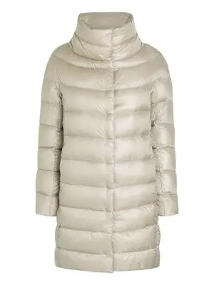 Herno Quilted Shell Coat - Grey