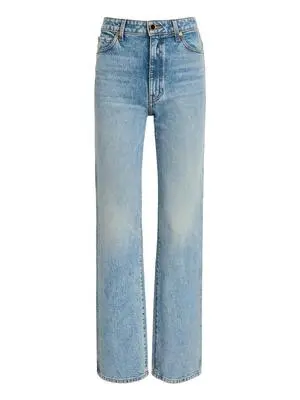 Khaite Danielle Straight-leg Jeans - Denim