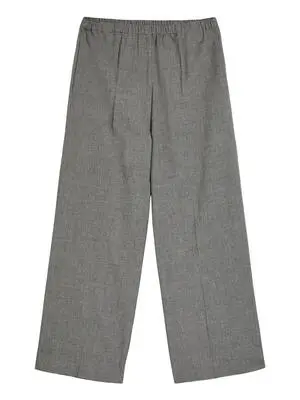 TOTEME Melange Woven Trousers - Grey