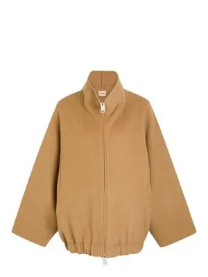 Khaite Garret Wool Jacket - Camel