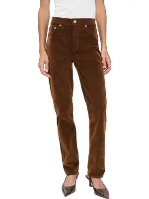 DAZE Velveteen Smarty Pants - Cognac