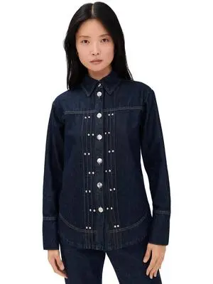 ALIGNE Fog Denim Shirt - Indigo