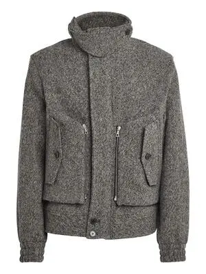 Dries Van Noten Wool Field Jacket - Grey