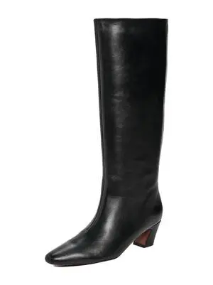 LOEFFLER RANDALL Marley Kicked Heel Tall Boots - Black